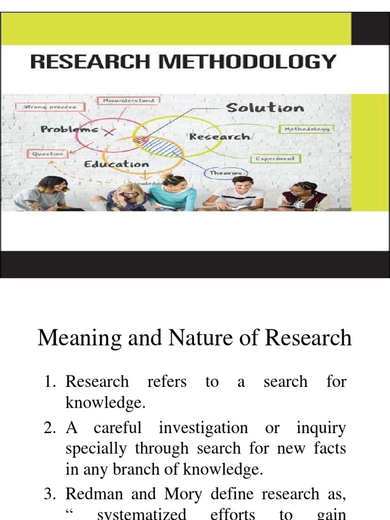 Meaning and Nature of Research | PDF | Data Analysis | Scientific Method