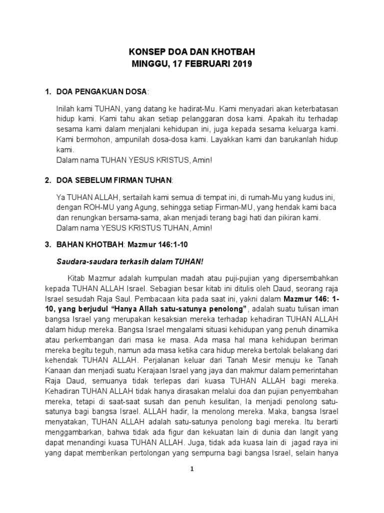 Bahan Khotbah-Hmr | PDF | Agama & Spiritualitas