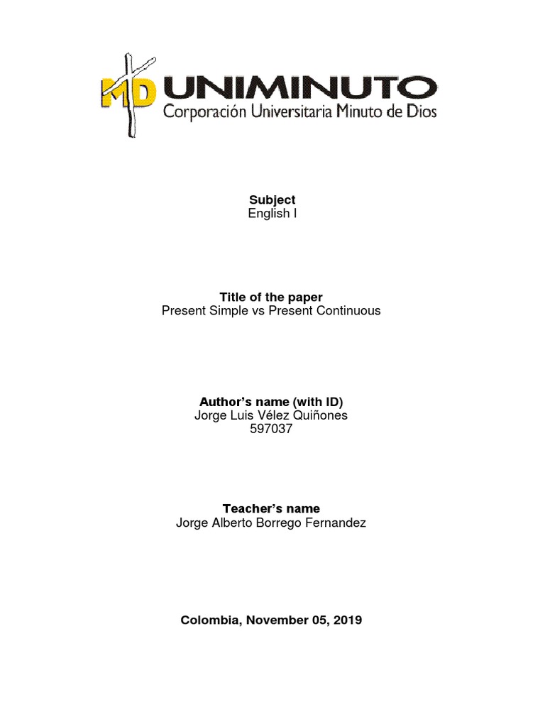 Activity Unit 7 Present Simple Pdf