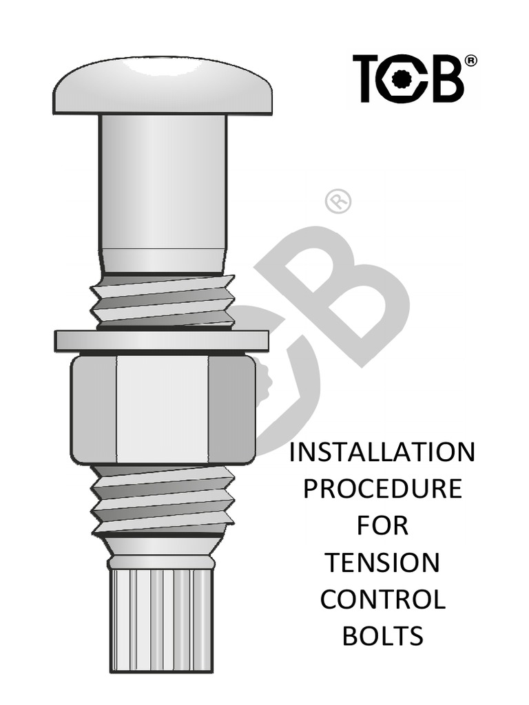 TCB Installation Booklet | PDF | Nut (Hardware) | Screw