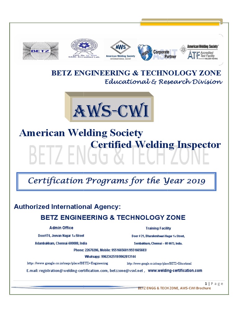 CWI Brochure | PDF | Engineering