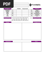 Fudge Character Sheet PDF | PDF