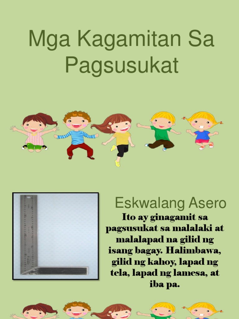 Mga Kagamitan Sa Pagsusukat | PDF