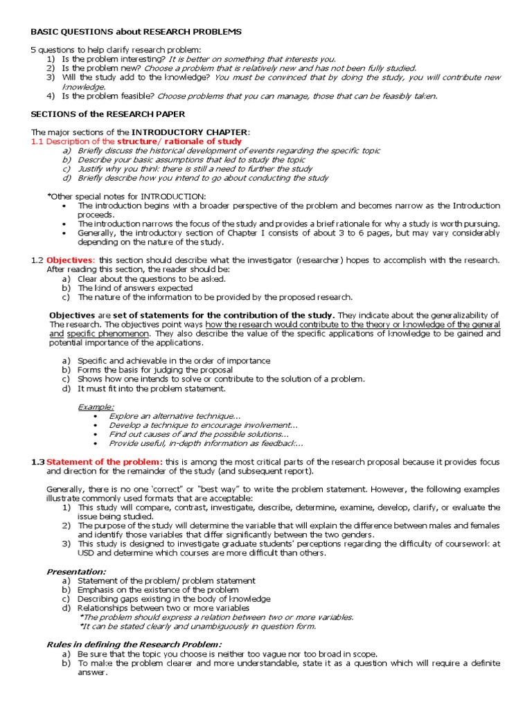 BES 124 Sections of Research Paper | PDF | Qualitative Research | Data ...