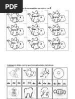 Actividades con la letra F para primer grado | PDF