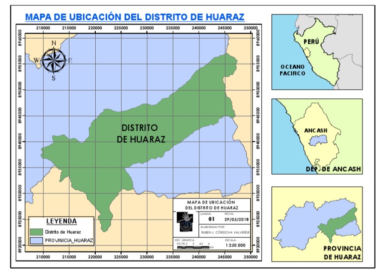 Mapa de Ubicacion - Huaraz | PDF | Informática y tecnología de la ...