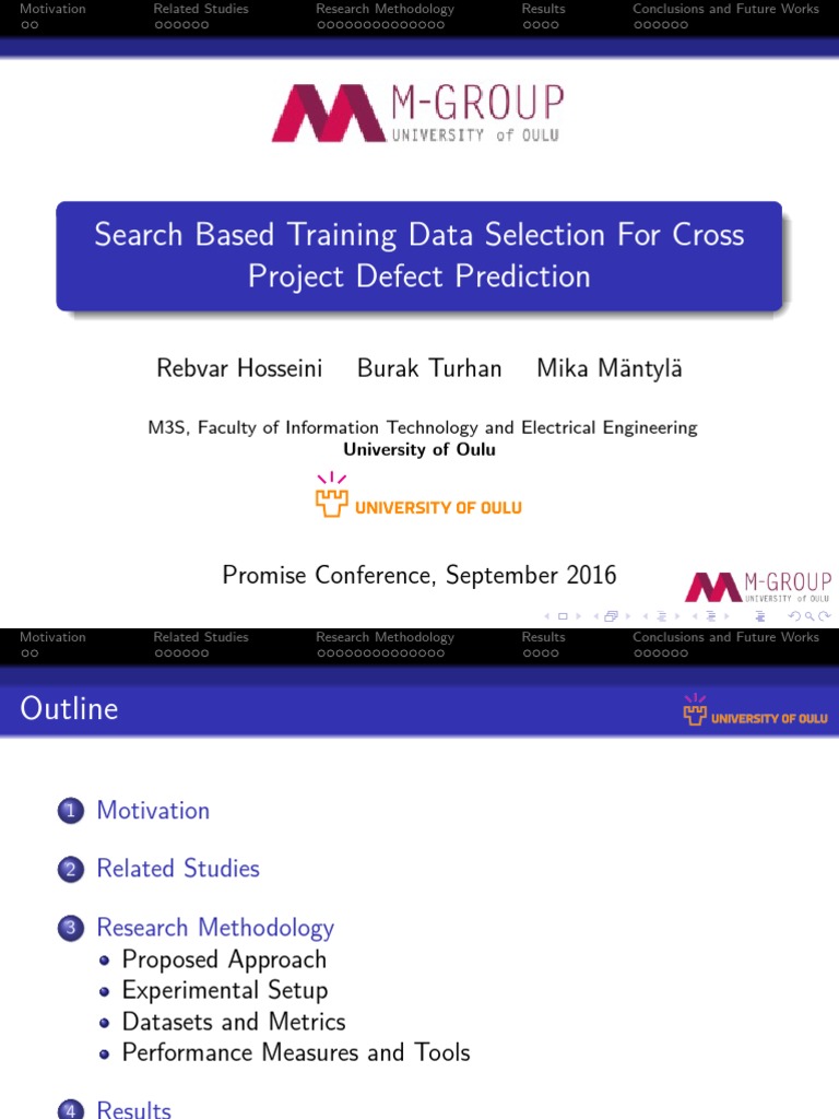 Search Based Training Data Selection For Cross Project Defect Prediction A Genetic Algorithm