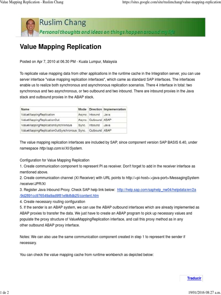 SAP Value Mapping Replication Guide | PDF | Proxy Server | Digital ...