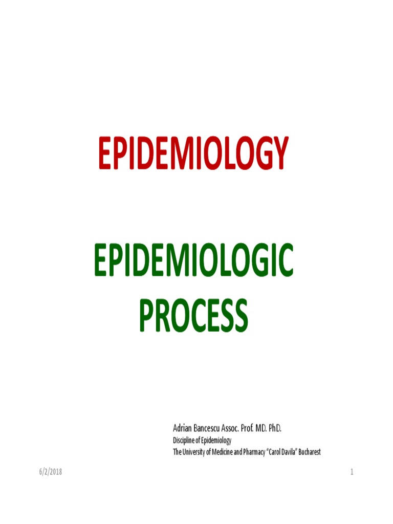 DD Epi Eng Course Epidemiologic Process 21.05.18 | PDF | Immunity ...