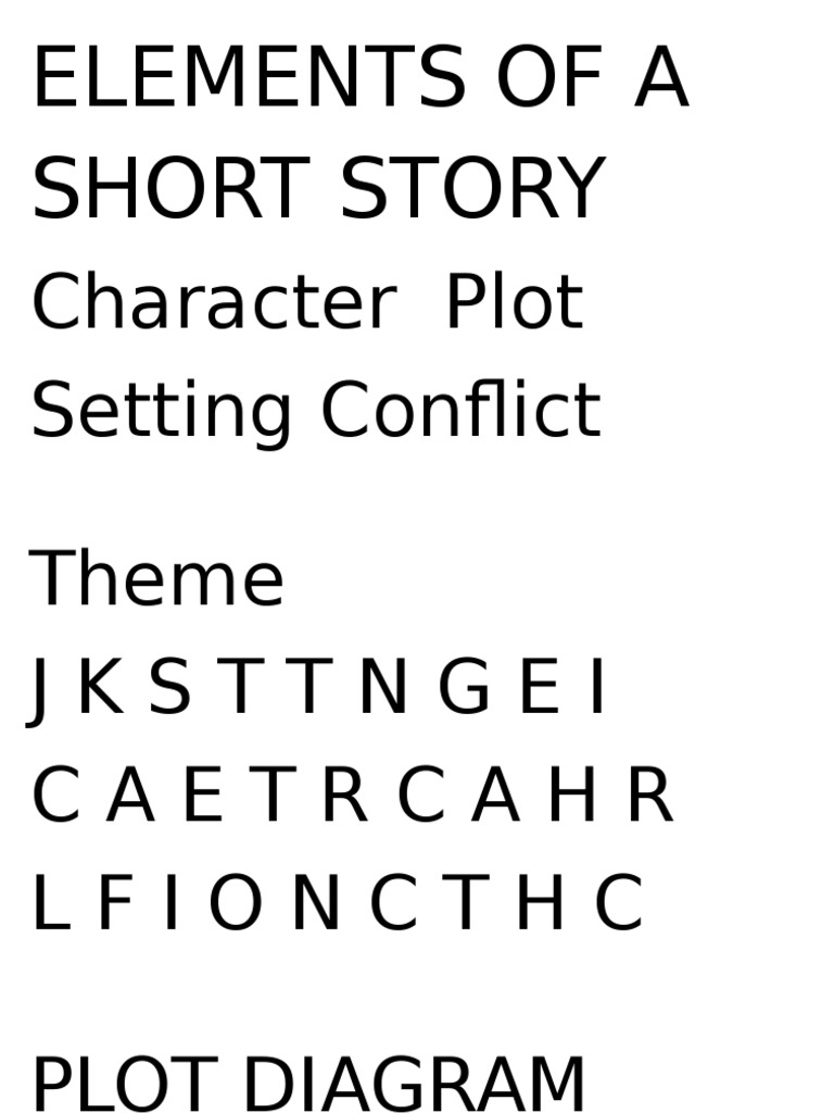 elements-of-a-short-story-pdf