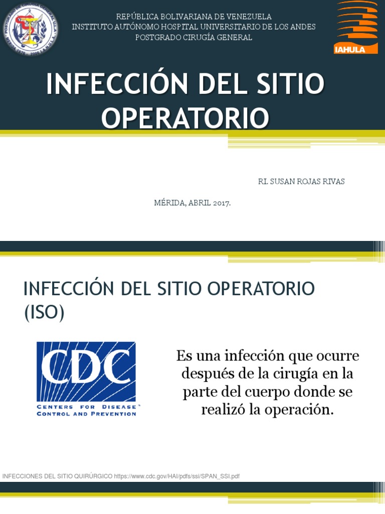 Infección Del Sitio Operatorio | PDF | Patologia clinica | Microbiología
