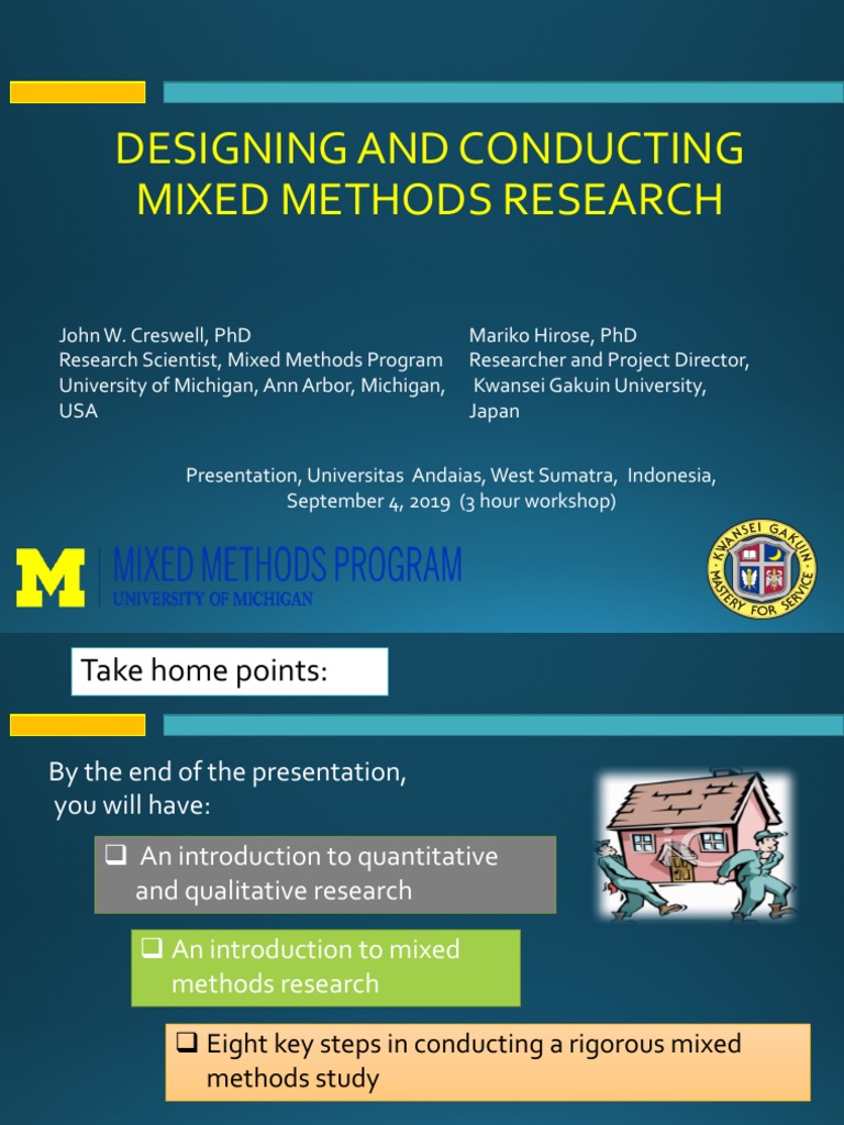 Designing and Conducting Mixed Methods Research | PDF | Qualitative ...