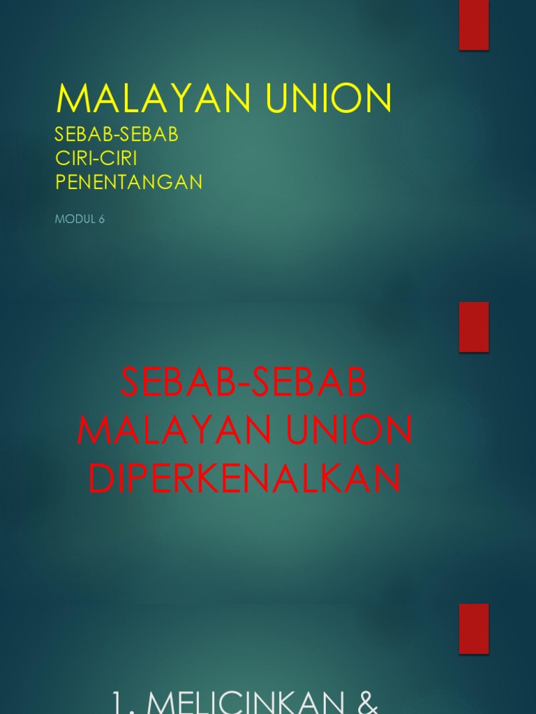 Malayan Union | PDF