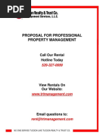 Property Management Policy Manual | PDF | Property Management | Lease