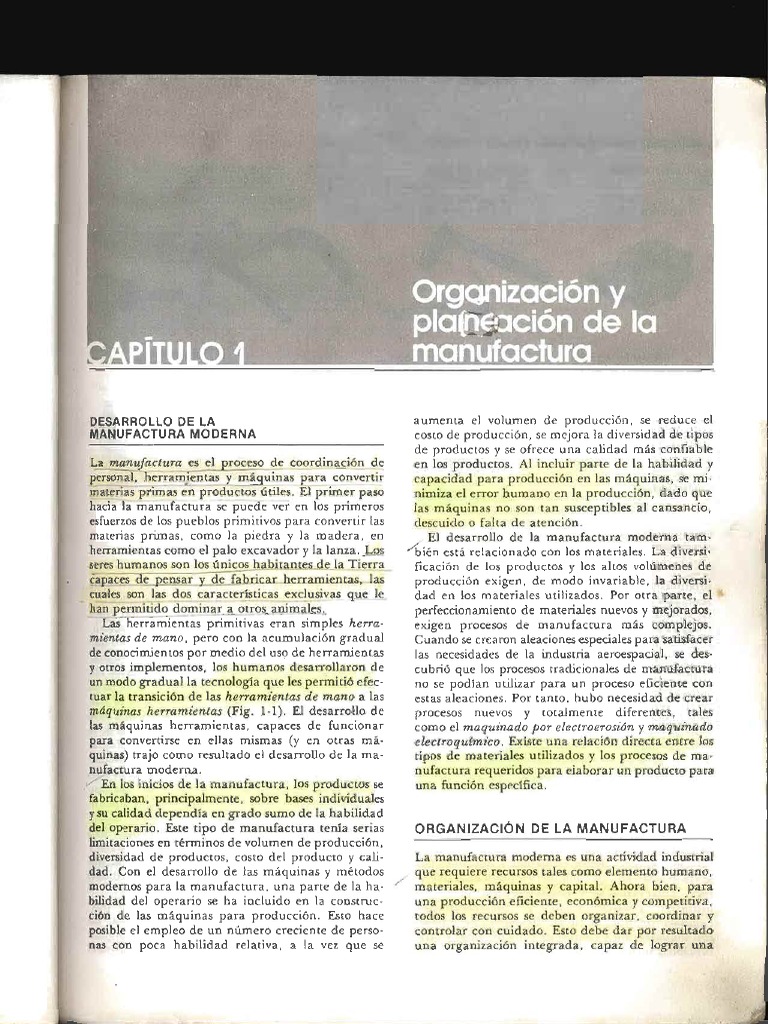 Procesos Capitulo 1 y 2 Conceptos, Control de Calidad | PDF | Diseño | Herramienta de máquina