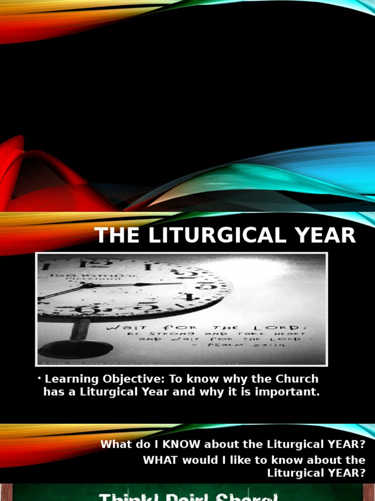 Understanding the Liturgical Year | PDF | Liturgical Year | Advent