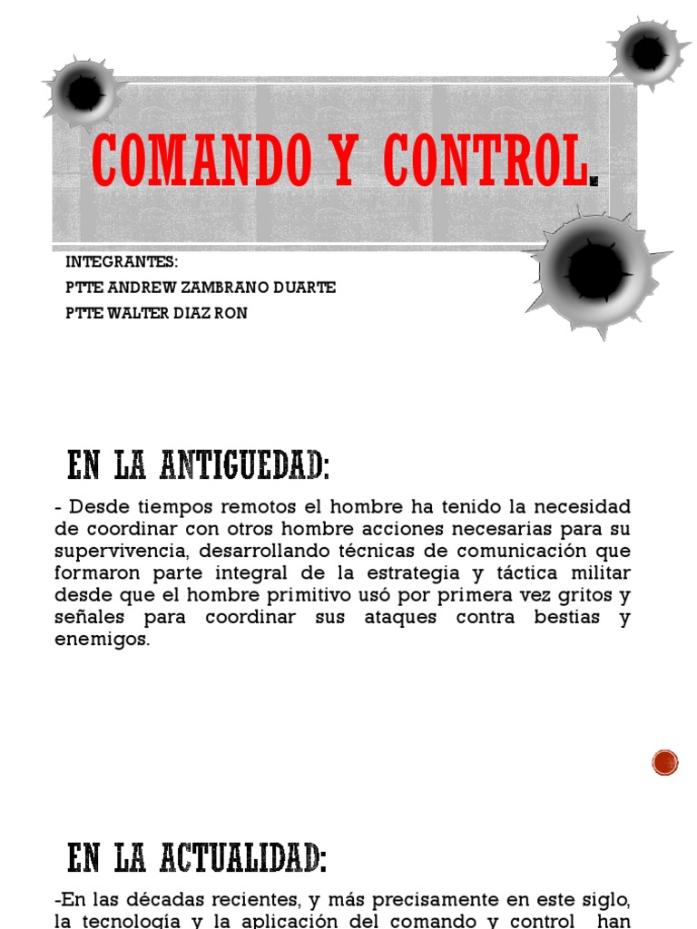 Estrategias de Comando y Control | PDF | Historia