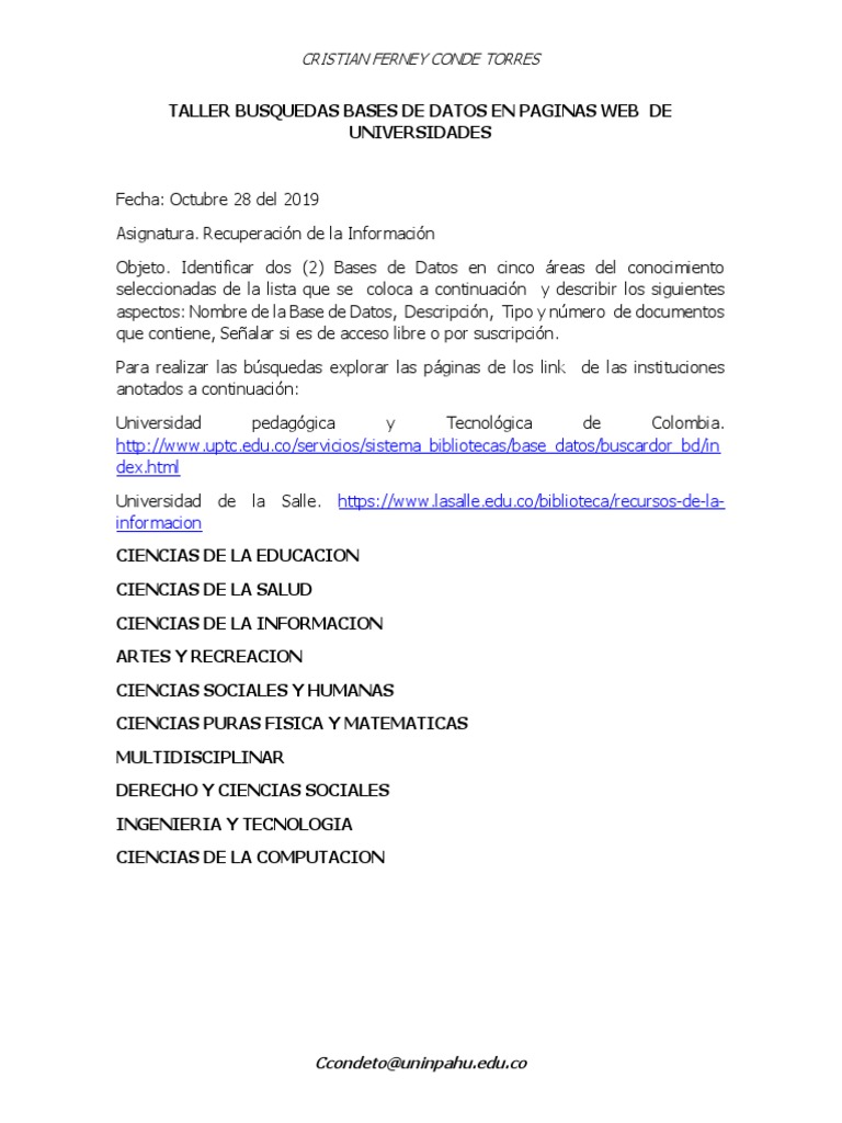 FGHJH | PDF | Acceso abierto | Bases de datos