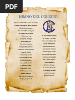 Himno Al Colegio | PDF
