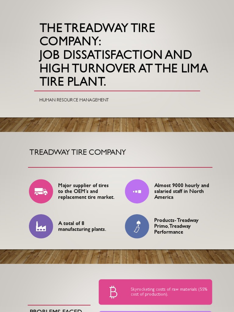 The Treadway Tire Co. | PDF | Turnover (Employment) | Workforce