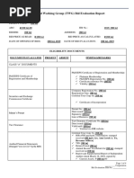 Post-Qualification Evaluation Summary Report (Template) | PDF ...