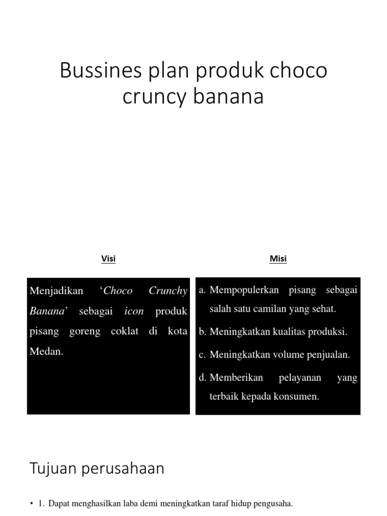 Contoh Bussines Plan | PDF