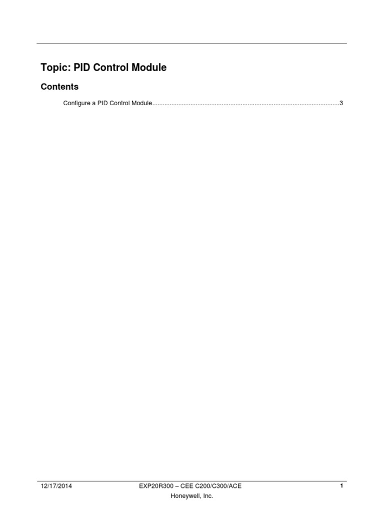 PID Control Module Españolpdf | PDF | Software | Informática