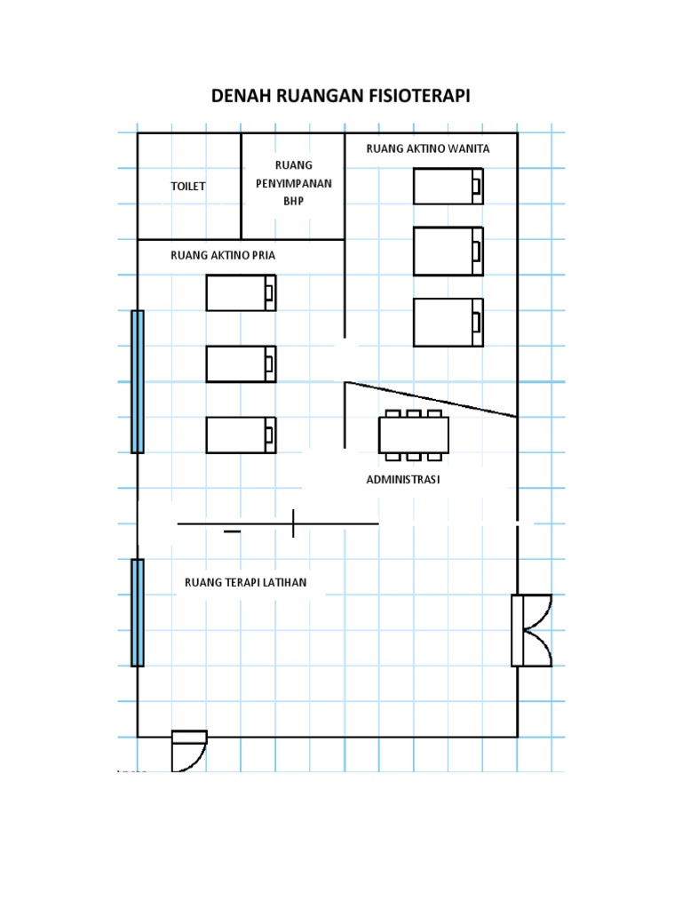 Denah Ruangan Fisioterapi | PDF