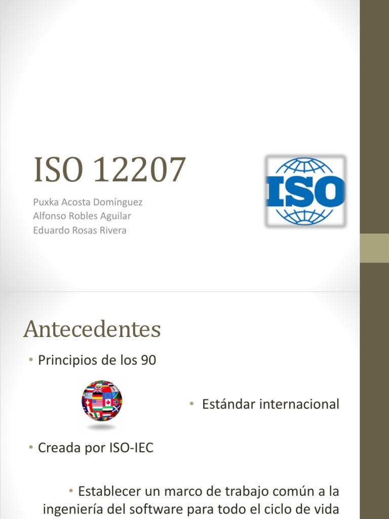 1-IsO 12207 Exposicion | PDF | Software | Business