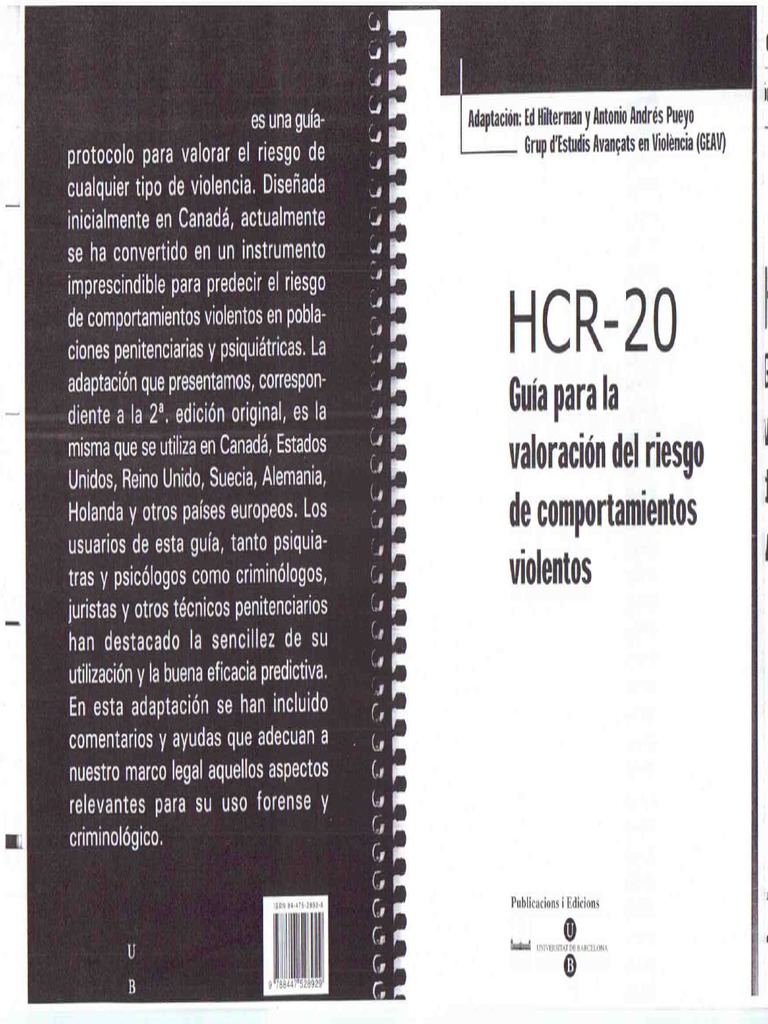 HCR 20 PDF | PDF