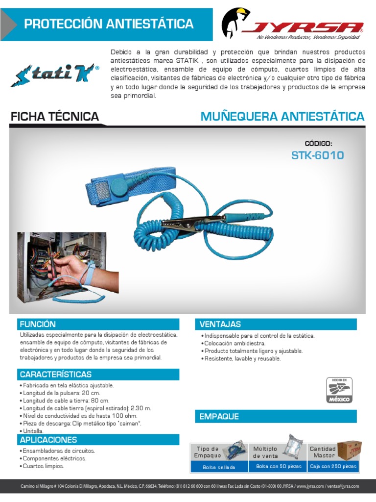 STK 6010 | PDF | Electrostática | Bienes manufacturados