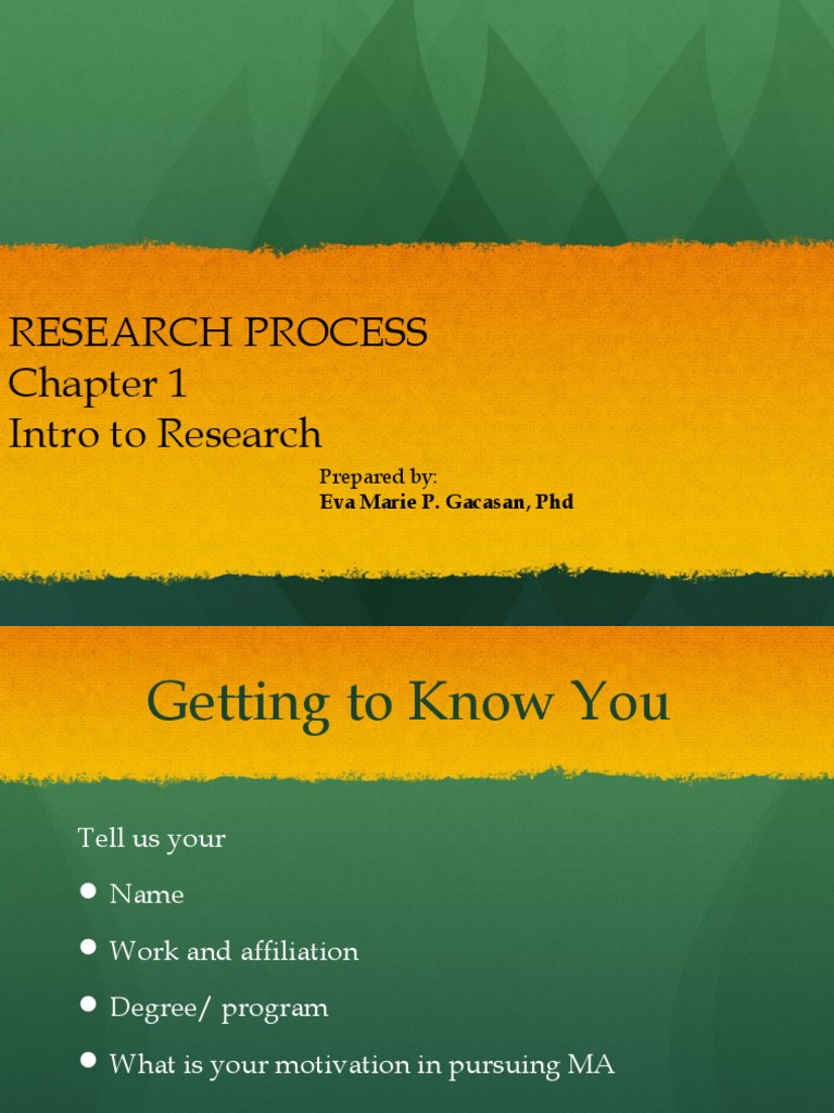 Chapter 1 - Intro To Research | Download Free PDF | Qualitative ...