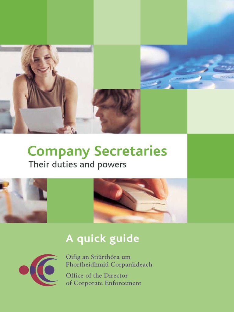 Company Secretaries: Their Duties and Powers | PDF | Companies | Common Law