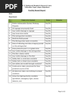 CSSD Audit Checklist | PDF | Safety