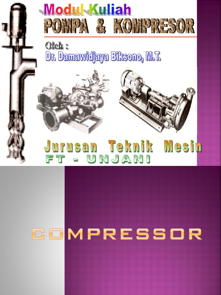 Pompa & Kompresor (2-1) Kompresor | PDF