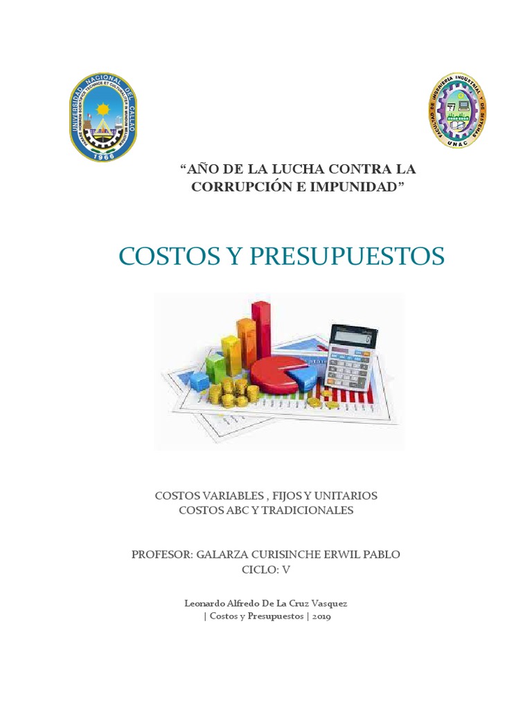 Costos y Presupuestos | PDF | Costo | Presupuesto
