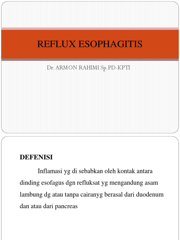 Esofagitis Refluks | PDF