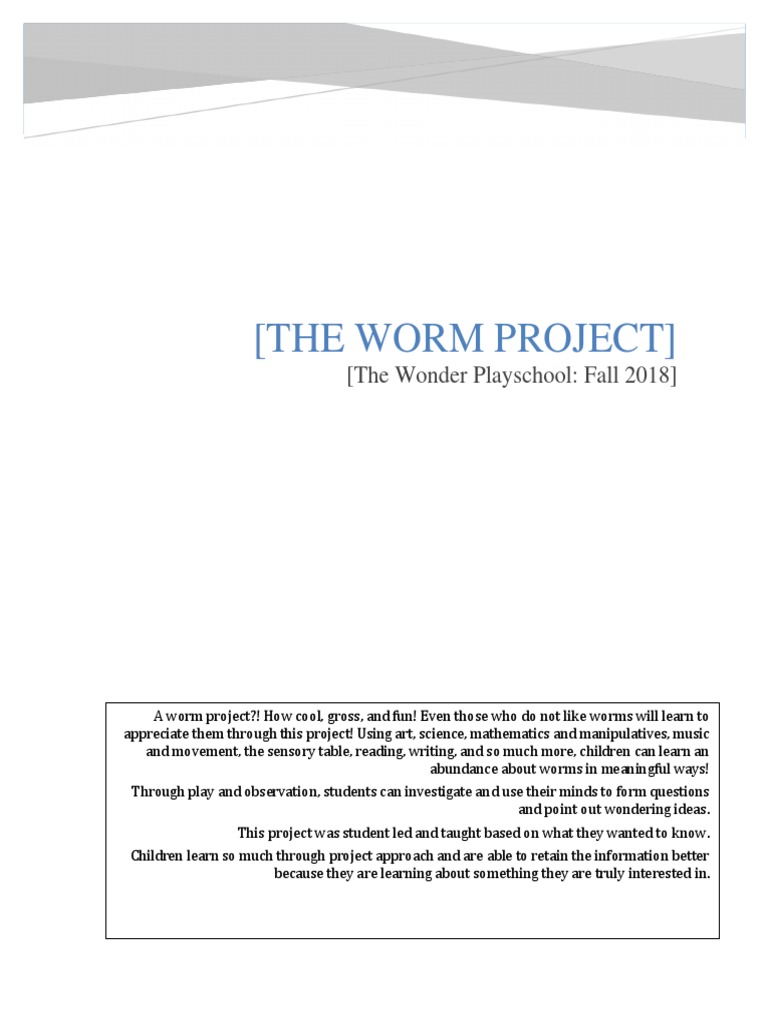 The Worm Project | PDF | Science | Conversation