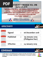 Dole OSH Program | PDF | Occupational Safety And Health | Personal ...