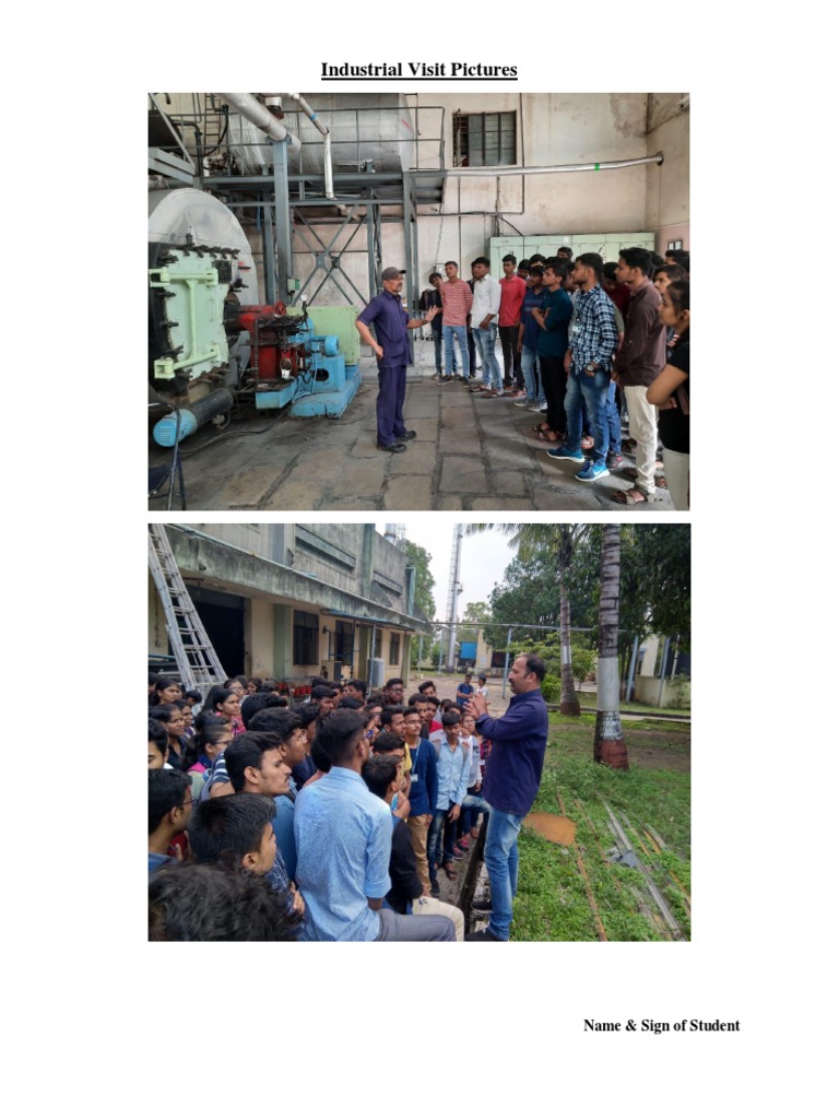 Industrial Visit Pictures | PDF