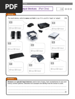Class 3 Computer Activity Worksheet 1 | PDF | Operating System | Input/Output