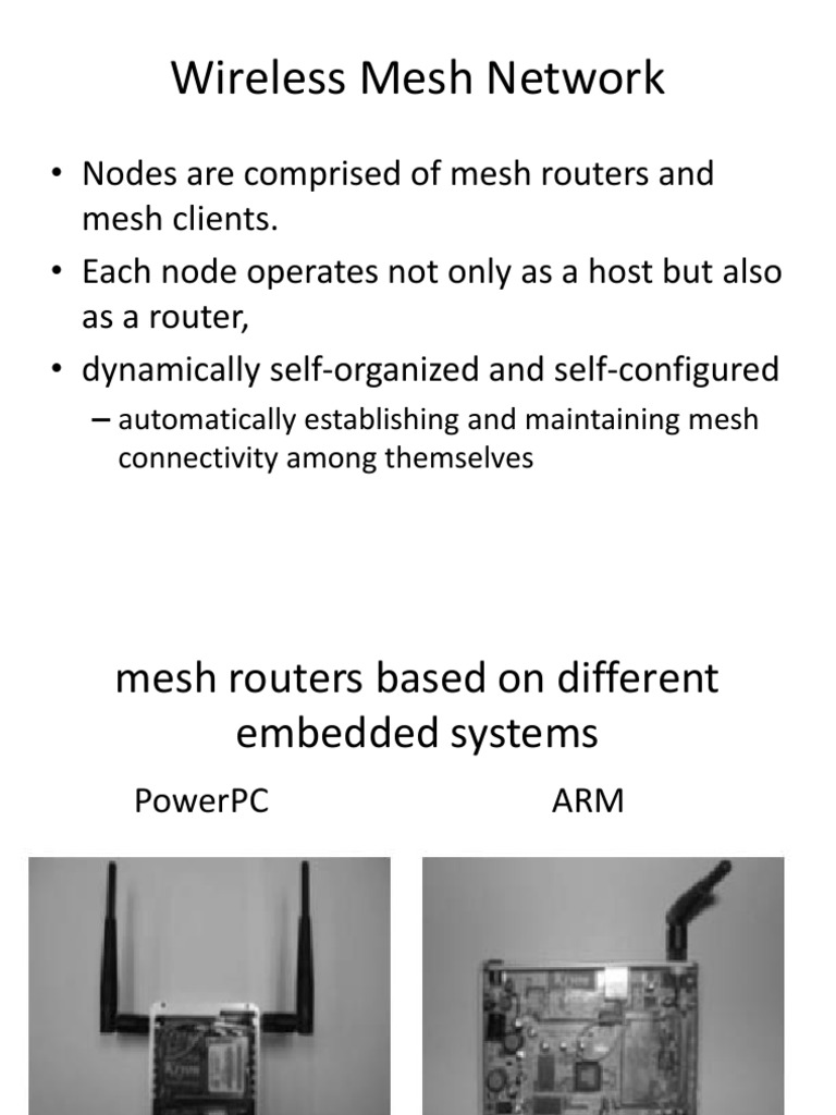 Wireless Mesh Network Topologies | PDF | Wireless Ad Hoc Network ...