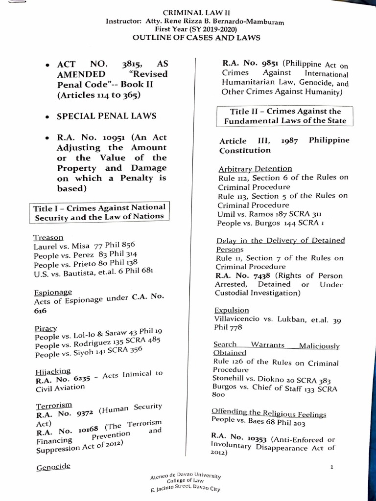 Crim Syllabus | PDF | Crime & Violence | Crime Thriller