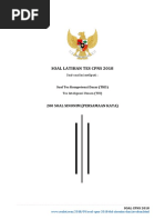 Contoh Soal Tes BPS Pertamina | PDF