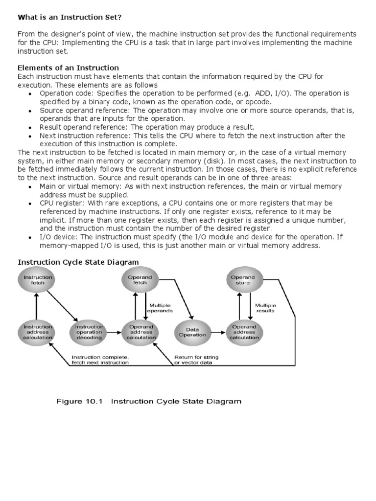 Instruction Set and Addressing Modes | PDF | Central Processing Unit | Subroutine