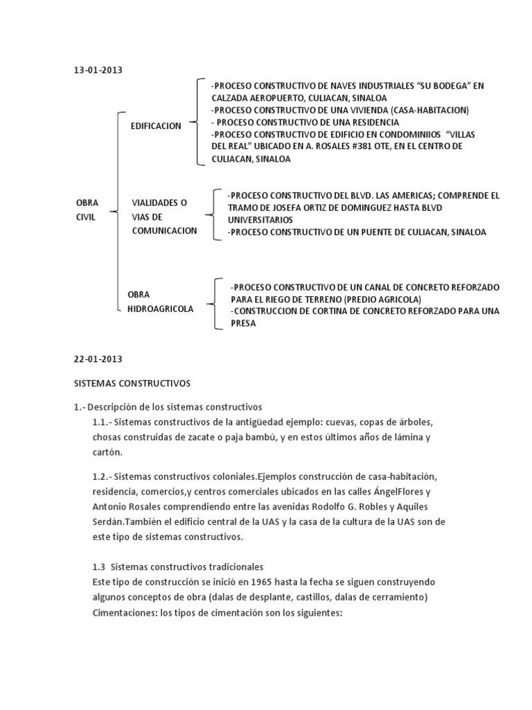 Sistemas Constructivos: Tipos y Procesos | PDF | Fundación (Ingeniería ...