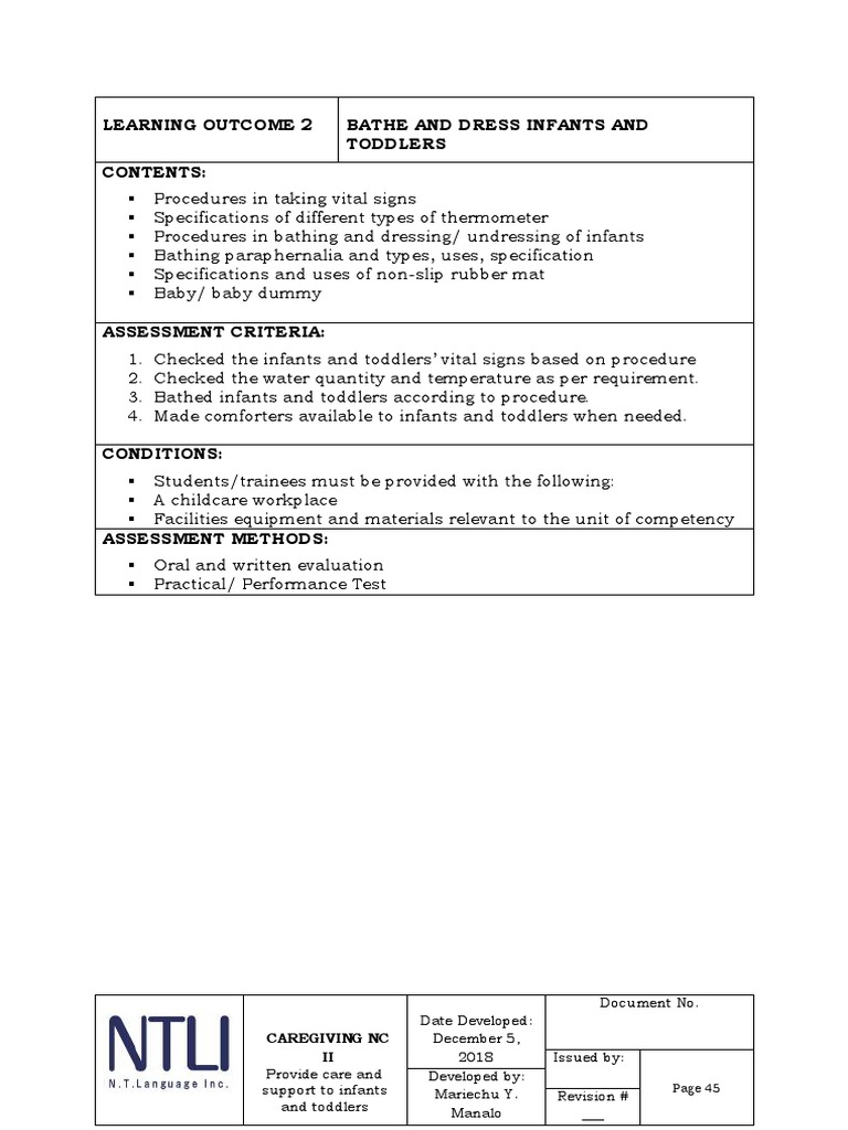 CBLM Core Unit 1 Lo2 | PDF | Pulse | Breathing