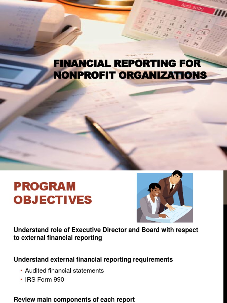 Sample PPT Financial Reporting For Nonprofits | PDF | Financial ...