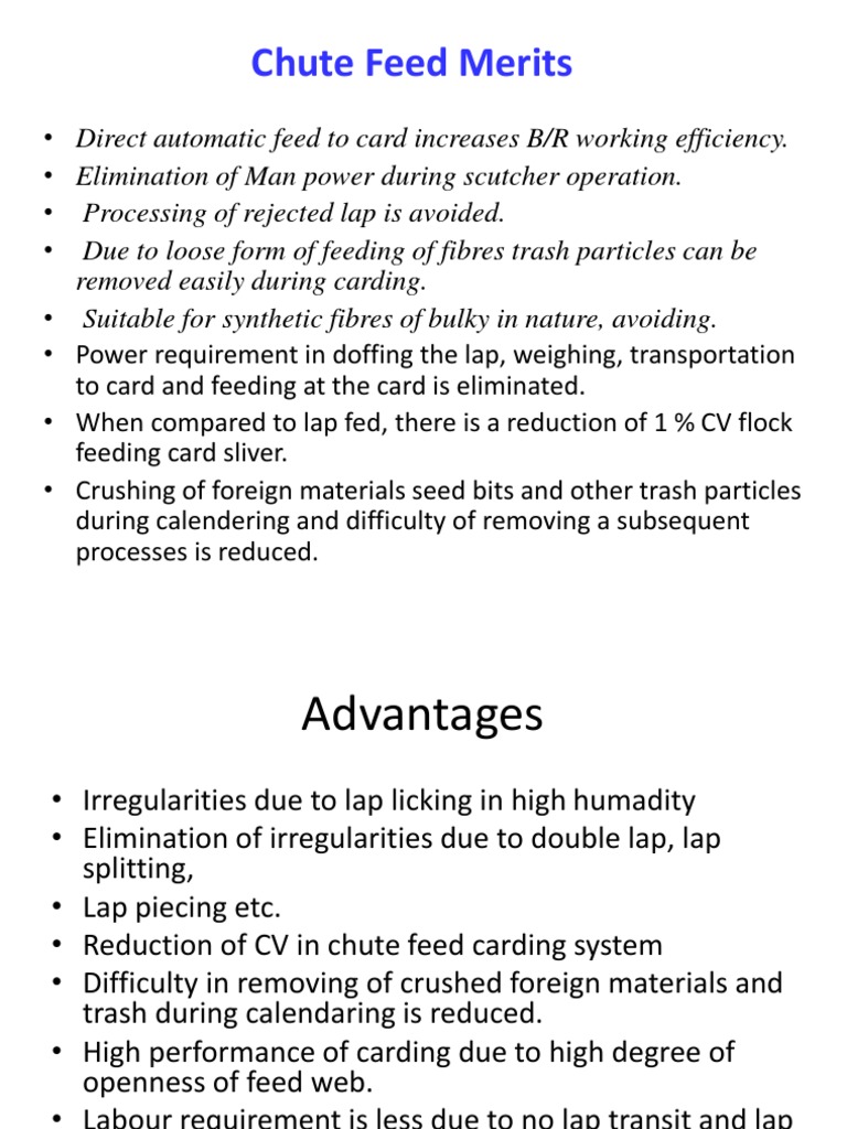 Chut Feed System Process | PDF | Manufactured Goods | Mechanical ...