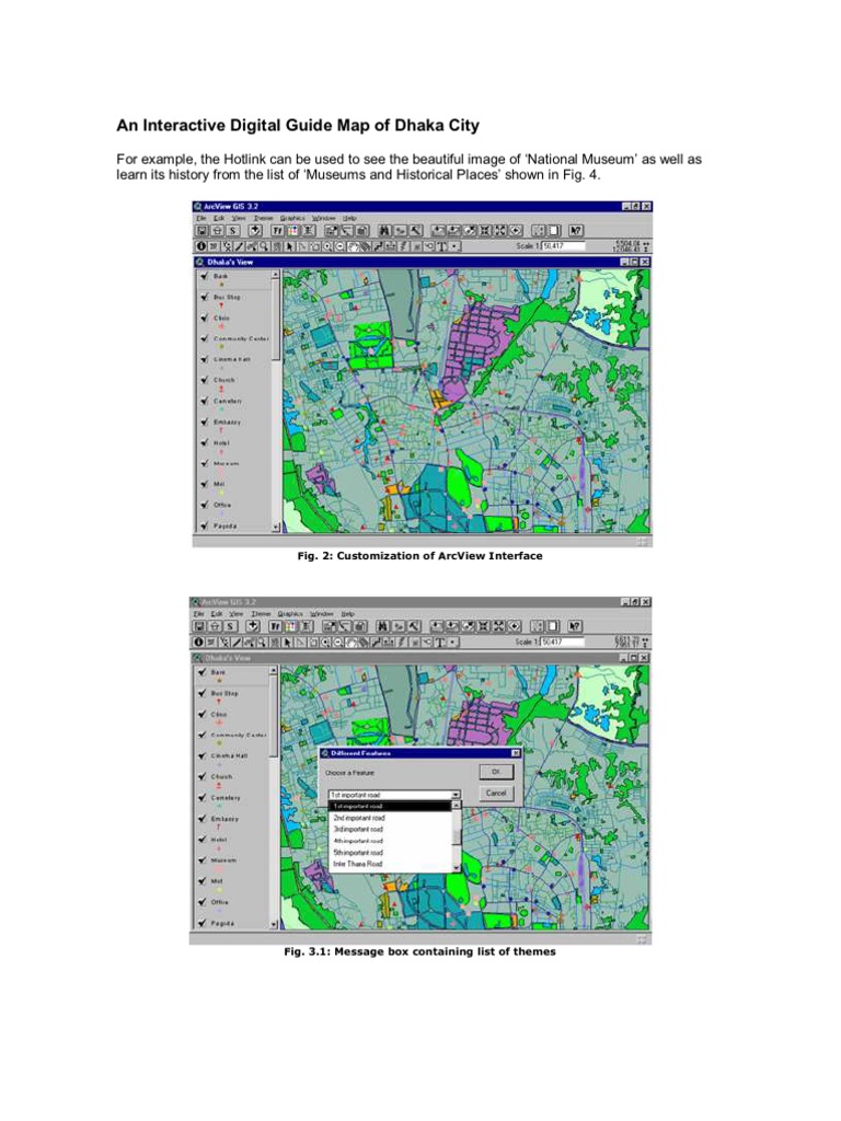 An Interactive Digital Guide Map of Dhaka City | PDF | Geographic ...